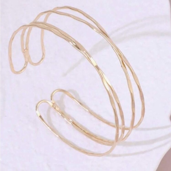 Jewelry | Elegant Gold Arm Cuff Bracelet | Poshmark